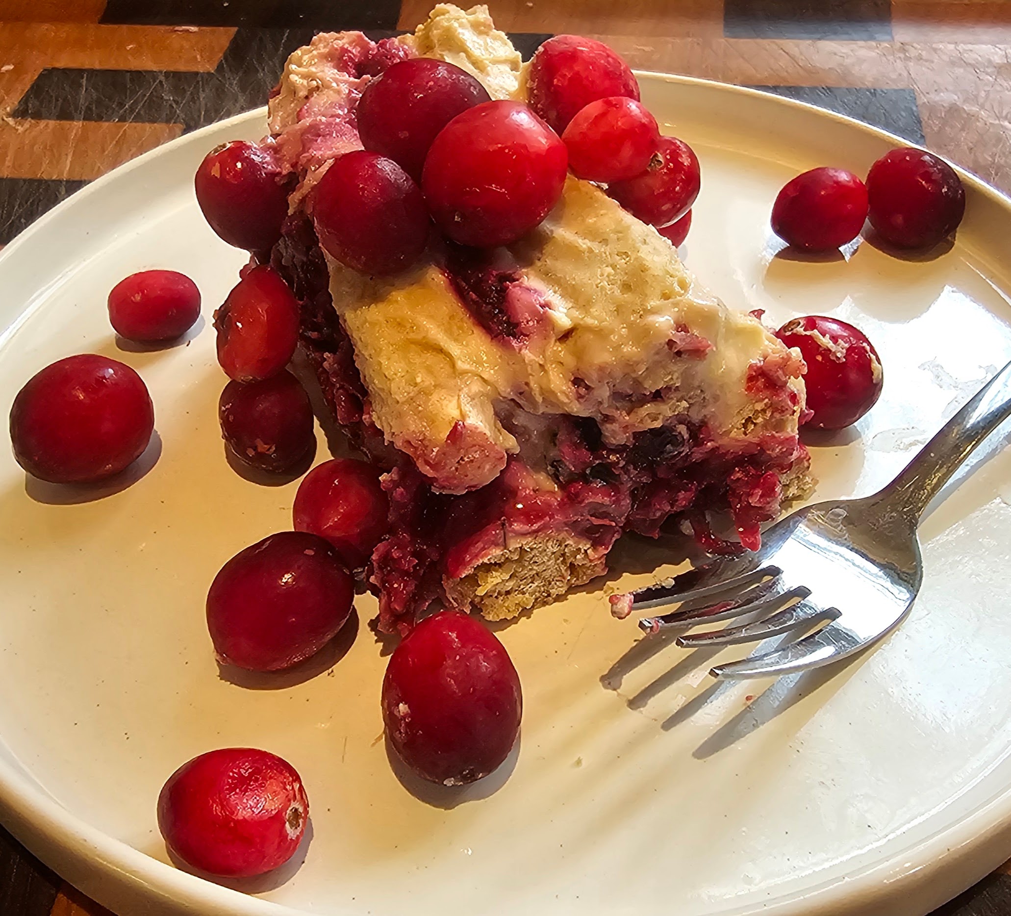 Cranberry-Vanilla Layer Cake - Plant-Based Southerner